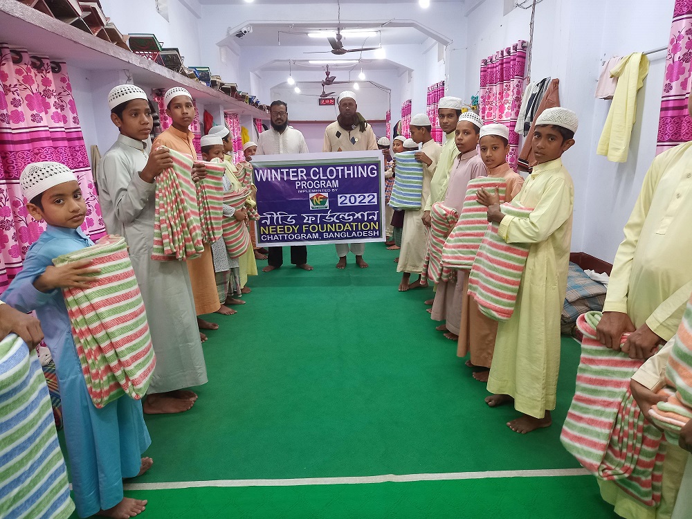 Winter Clothing Program - NEEDY FOUNDATION